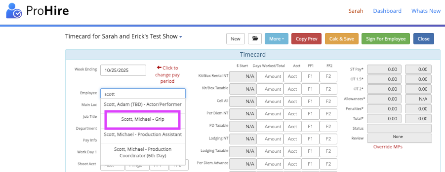 How to Create a Timecard for Your Crew member/Employee – Revolution ...